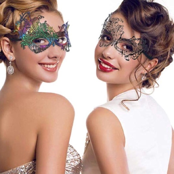 Accessories | 2 Pack Lace Gothic Masquerade Eye Mask Bundle Nwt | Poshmark